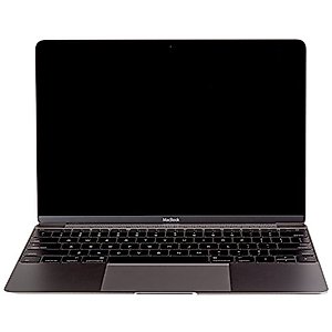Apple MacBook MJY42LL/A 12in Laptop Retina Display 512GB, Space Gray - (Renewed)