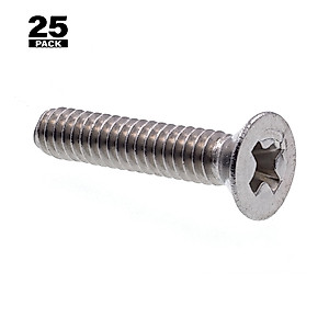 Prime-Line 9000301 Machine Screws, Flat Head, Phillips Drive, #3-48 X 1/2 In., Grade 18-8 (25 Pack)