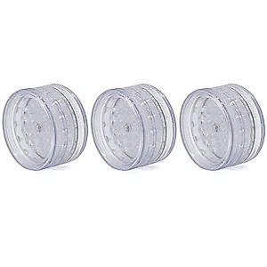 3 Pack Herb Grinder For Manual, 2.5in Small Spice Grinder With Storage, Portable And Disposable Plastic Herb Grinder, Mix