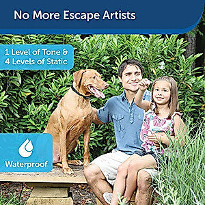 PetSafe Rechargeable In-Ground Pet Fence for Dogs and Cats over 5lb - from the Parent Company of INVISIBLE FENCE Brand - Waterproof Collar with Tone and Static Correction – Multiple Wire Gauge Options
