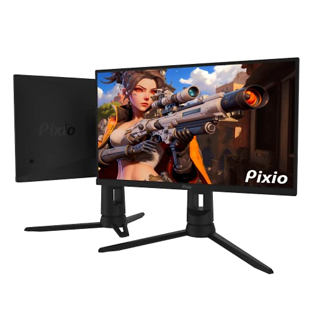 Pixio PX248 PRO 24 inch 165Hz Refresh Rate FHD 1080p Resolution Fast Nano IPS Panel 1ms GTG Response Time HDR Gaming Monitor with Adaptive Sync