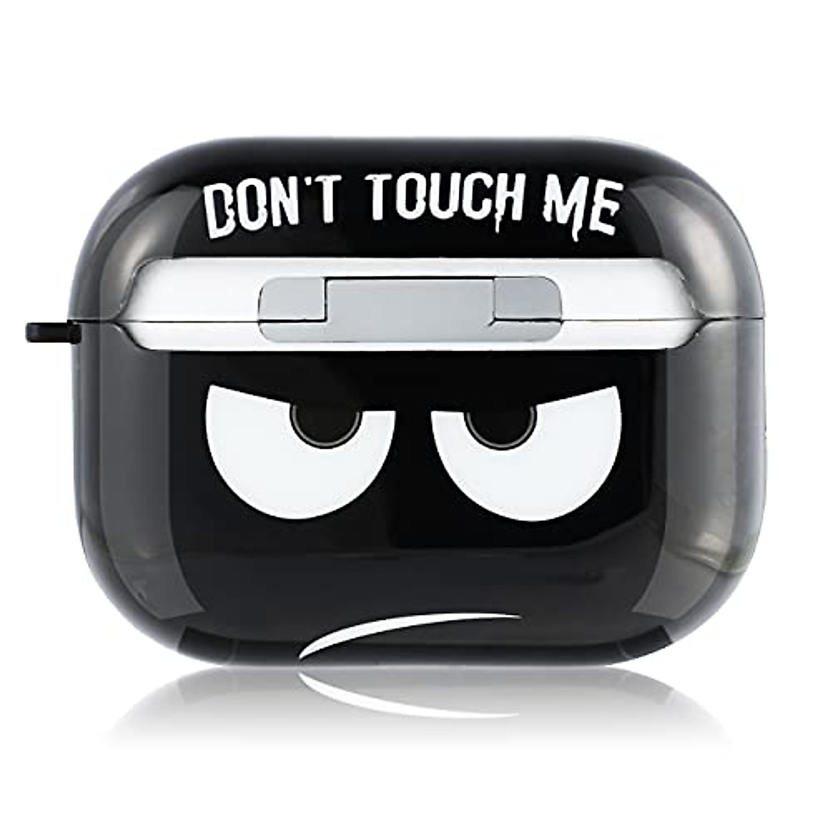Jowhep for AirPod Pro 2019/Pro 2 Gen 2022 Case for AirPods Pro Cover Air Pods Pro Cases Hard IMD Cartoon 3D Funny Kawaii Cute Fun Design Character Shell for Men Boys Girls Friends (Black DTM)