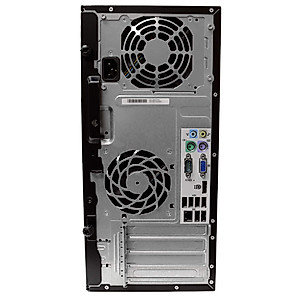 HP 6200 Desktop Tower Computer, Intel Core i7 Quad Core, 8GB RAM, 240GB Solid State Drive, DVD, Wi-Fi, Windows 10 Pro, Periphio Wireless Keyboard and Mouse (Renewed)