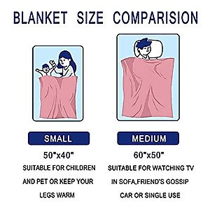 Fashion Throw Blanket Korean Ultra-Soft Flannel Blanket for Couch Bed Sofa Fan Gifts 50"x40"