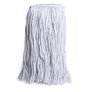 Medline Floor Mop Heads, Rayon Blend,12-oz, Disposable (Pack of 12)