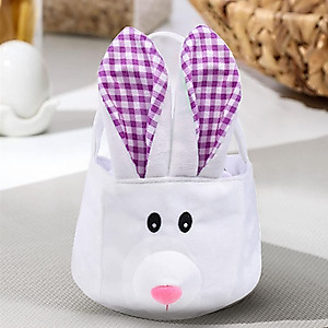 Easter Candy Basket Storage Basket Children's Gift Animal Basket Holiday Portable Basket Organization Kitchen