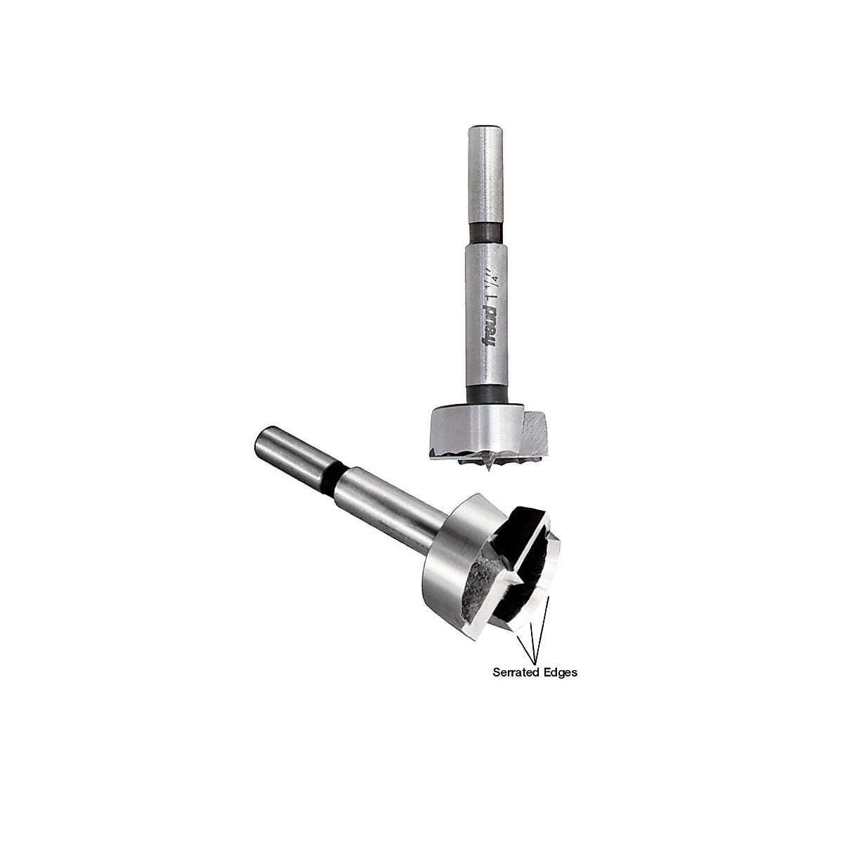 Freud PB-100: 1/4" to 2-1/8" (Dia.) 16 Pcs. Forstner Bit Set and MLCS 9270H 5-Inch Long Forstner Bit Extender with Hex Shank