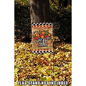 Toland Home Garden 119800 Checkerboard Bouquet 12.5 x 18 Inch Decorative, Garden Flag (12.5" x 18")