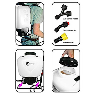 Centurion 269 Multi-Hand Backpack Garden Sprayer, 4-Gallon