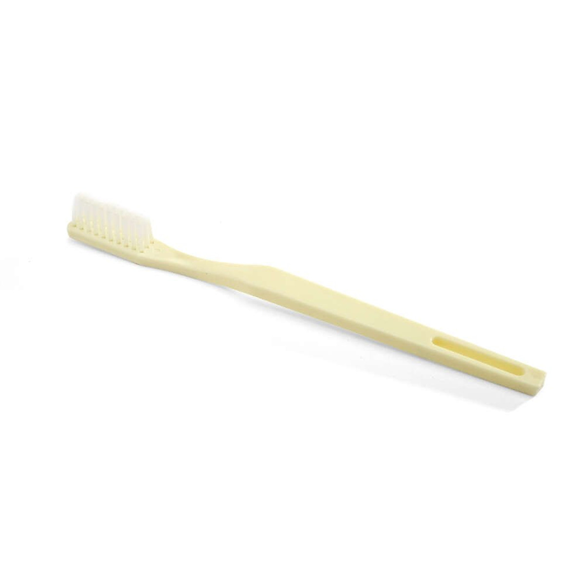 MediChoice Toothbrush, Angle Head, Bristle 30 Tuft, Polypropylene Bristles, Ivory (Box of 144)