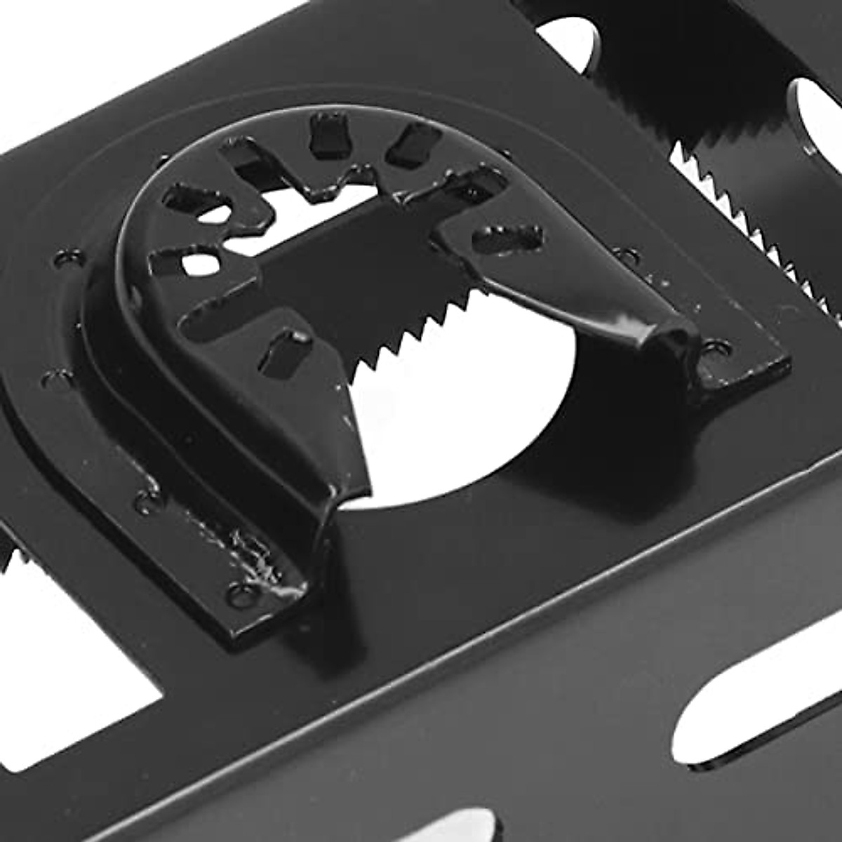 Oscillating Saw Blade Square Hole Saw Blade Multi Tool Fast Release Saw Blades Universal Wood Blades Kit Carpentry Grooving Tool for Metal Plastic Wood Multi Tool Blades Fit All Mo