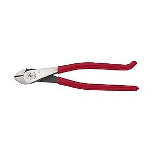 Pliers, Ironworker's Diagonal Cutting Pliers with High Leverage Design Works as Rebar Cutter and Rebar Bender, 9-Inch