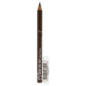 Rimmel Brow This Way Fibre Pencil, Medium Brown, 0.05 Ounce (1 count)