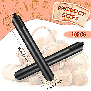 Crumbers for Servers, Table Crumb Sweepers Bread Crumber Cleaner Stainless Steel Table Crumbers for Tablecloth in Restaurants and Homes, Servers, Waiters, Waitresses Tool Accessories(Black, 10)