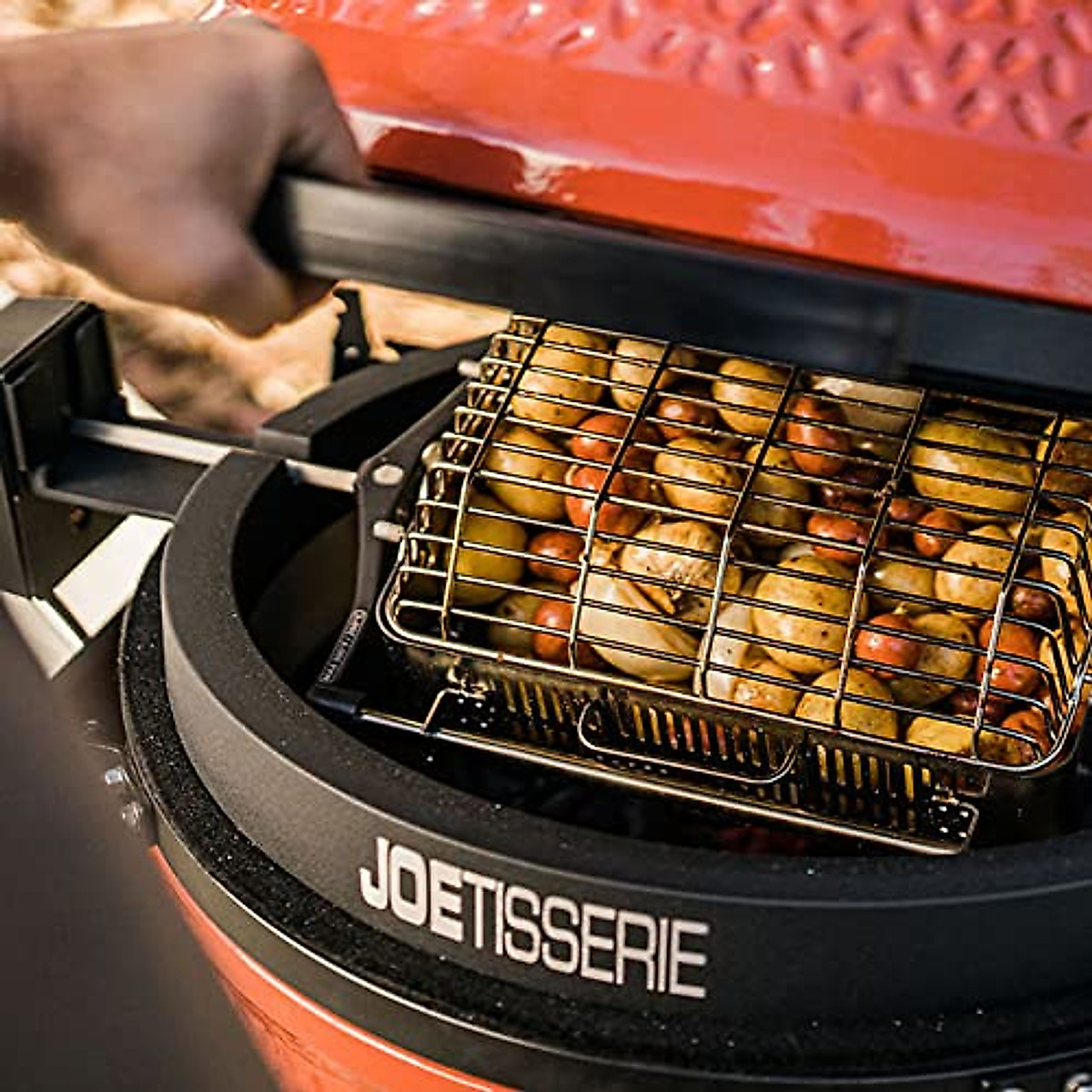 Kamado Joe KJ15172022 JoeTisserie Basket Kit Grill Rotisserie Accessory