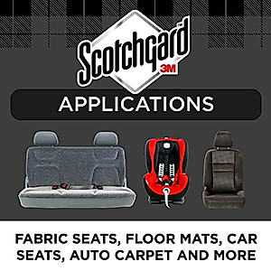Scotchgard Auto Fabric & Carpet Water Shield, 20 Ounces (Two, 10 Ounce Cans)