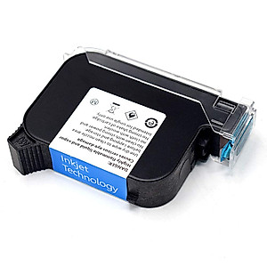 TOAUTO Original Portable Ink Cartridge Quick-Dry Replacement 42ml Ink Cartridge for Handheld Inkjet Printer Coding Machine（Black）