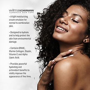 WILMA SCHUMANN Moisture Activ Gel Cream, Face Moisturizer, Face Cream with Hyaluronic Acid, 1.7 oz