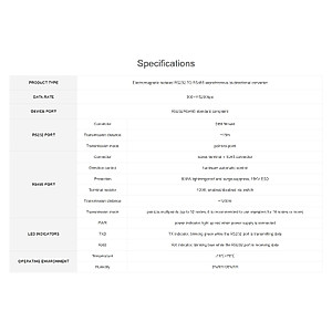 waveshare Industrial Grade Isolated RS232 to RS485 Converter with ADI Magnetical Isolation