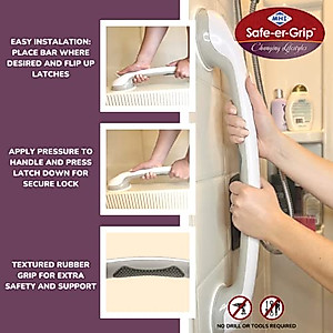 Changing Lifestyles Safe-er-Grip 24" Balance Assist Bar, White