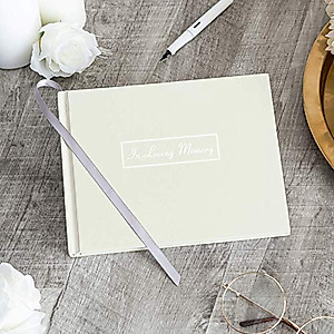 Global Printed Products Funeral Guest Book 9"x7" - FGB-Ivy