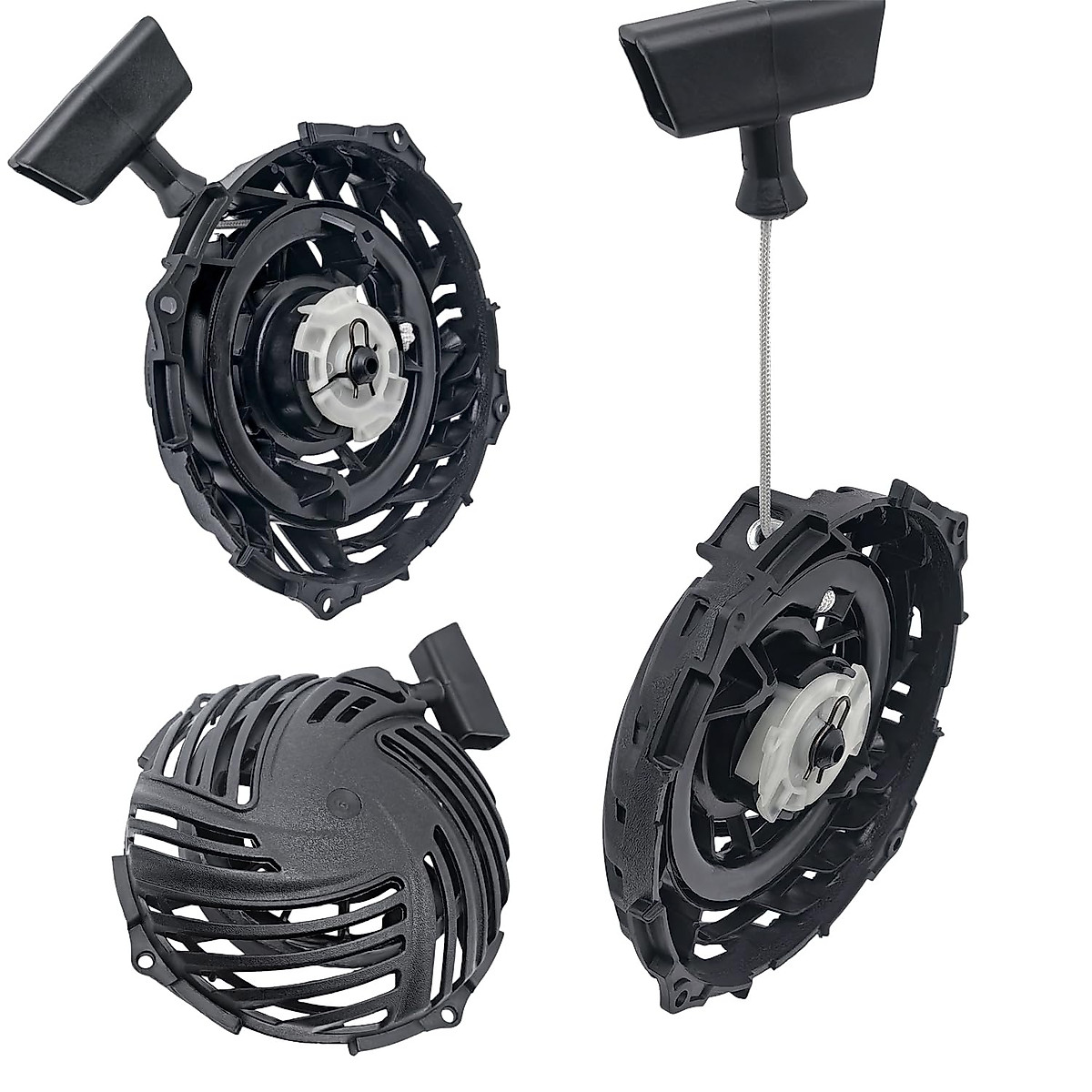 shiosheng 591139 593961 Pull Recoil Starter for B & S 590588 593959 595355 Engines Lawn Mower 500E Pull Start Assembly Replacement Parts