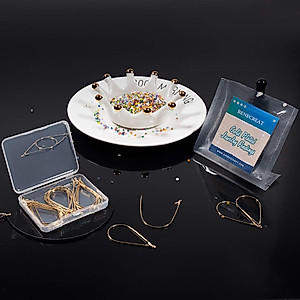 BENECREAT 30 PCS 18K Gold Plated Teardrop Shape Beading Hoop Earrings for Valentine's Day, Anniversaries Gifts and Favors