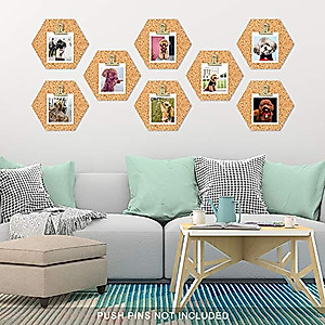 Coideal Small Gold Bull Hinge Clips, 30 Pcs Tiny Metal Binder Paper Clips for Tags Bags, Pictures Photos, Wire Grid Wall Decor, Office and Home Kitchen (Light Gold, 22mm)