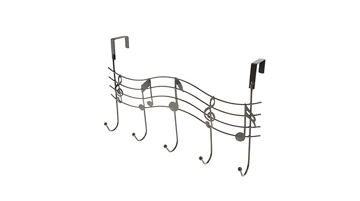 Stylish Over The Door Hook – Musical Note Design