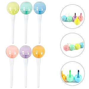 EXCEART Highlighters 6Pcs Cute Mini Highlighter Pen lollipop shaped Pastel Color Chisel Tip Gift Highlighter Marker Fine Point Tips for Art Posters Painting Bookmarks