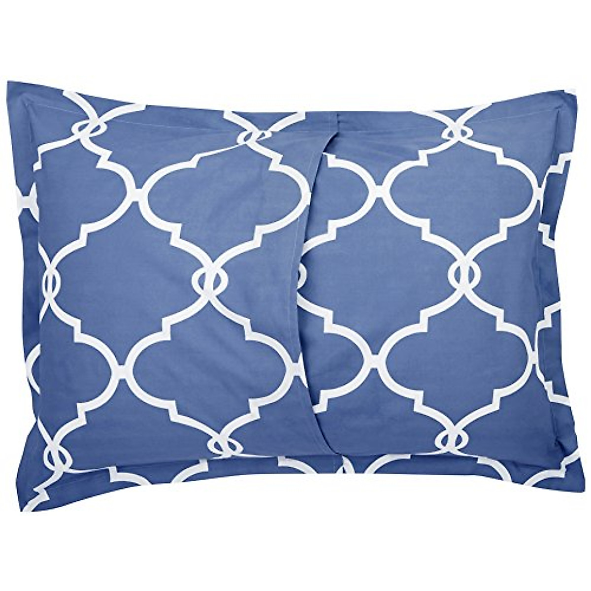 Amazon Brand – Pinzon 300 Thread Count 100% Cotton Percale Duvet Cover Set - Twin, Bijou Blue