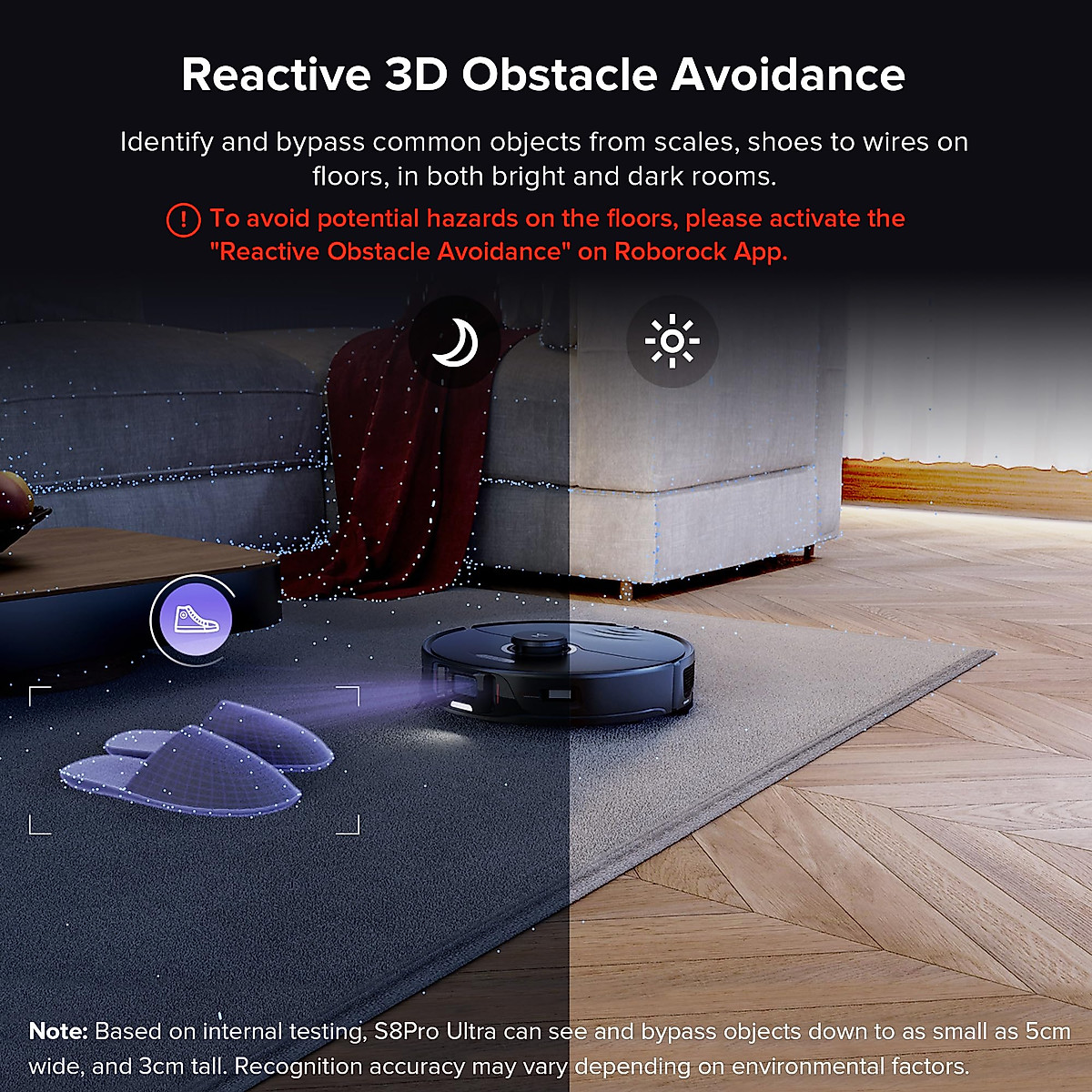 roborock S8 Pro Ultra Robot Vacuum and Mop, Auto Drying, Auto Mop Washing, Self Emptying, Self Refilling, Liftable Dual Brush & Sonic Mop, 6000Pa Suction, Obstacle Avoidance(RockDock Ultra Series)
