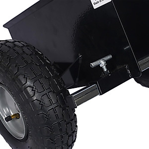 Yone jx je Panel Dolly Heavy Duty Door Dolly Cart 600LBS Capacity Dolly Adjustable Mover with 10" Pneumatic Wheels Panel Cart (Black)