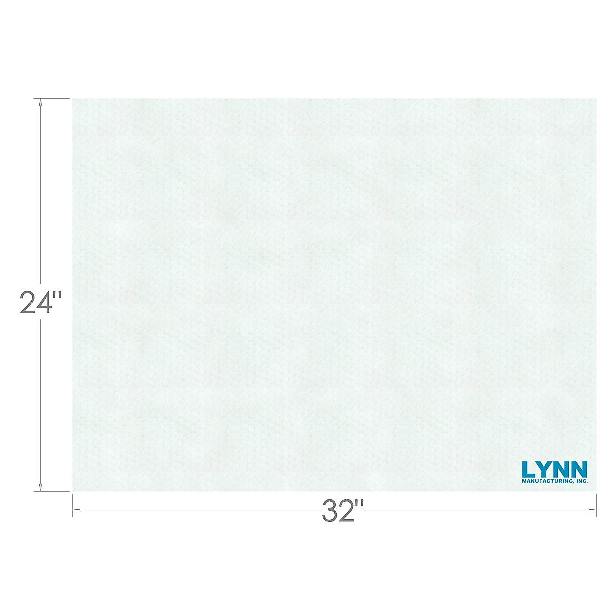 Lynn Manufacturing Replacement Quadrafire Universal Cut to Size Blanket 1'' Thick Baffle Blanket, 832-3401, SRV7038-117, 2351E