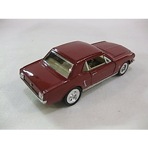 1964 1/2 Ford Mustang In Red Diecast 1:36 Scale By Kinsmart