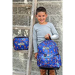 Beyblade Burst Spinner Tops Character Allover Print Backpack with Lunch Bag Tote