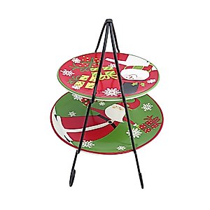 Certified International Christmas Presents 2-Tiered Server