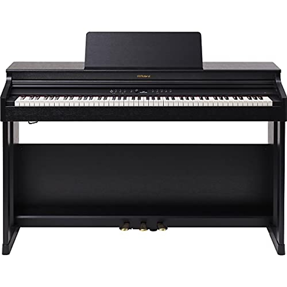 Roland RP701 88-Key SuperNATURAL Classic Digital Piano, with Bench & Stand, Black Bundle with Studio Monitor Headphones
