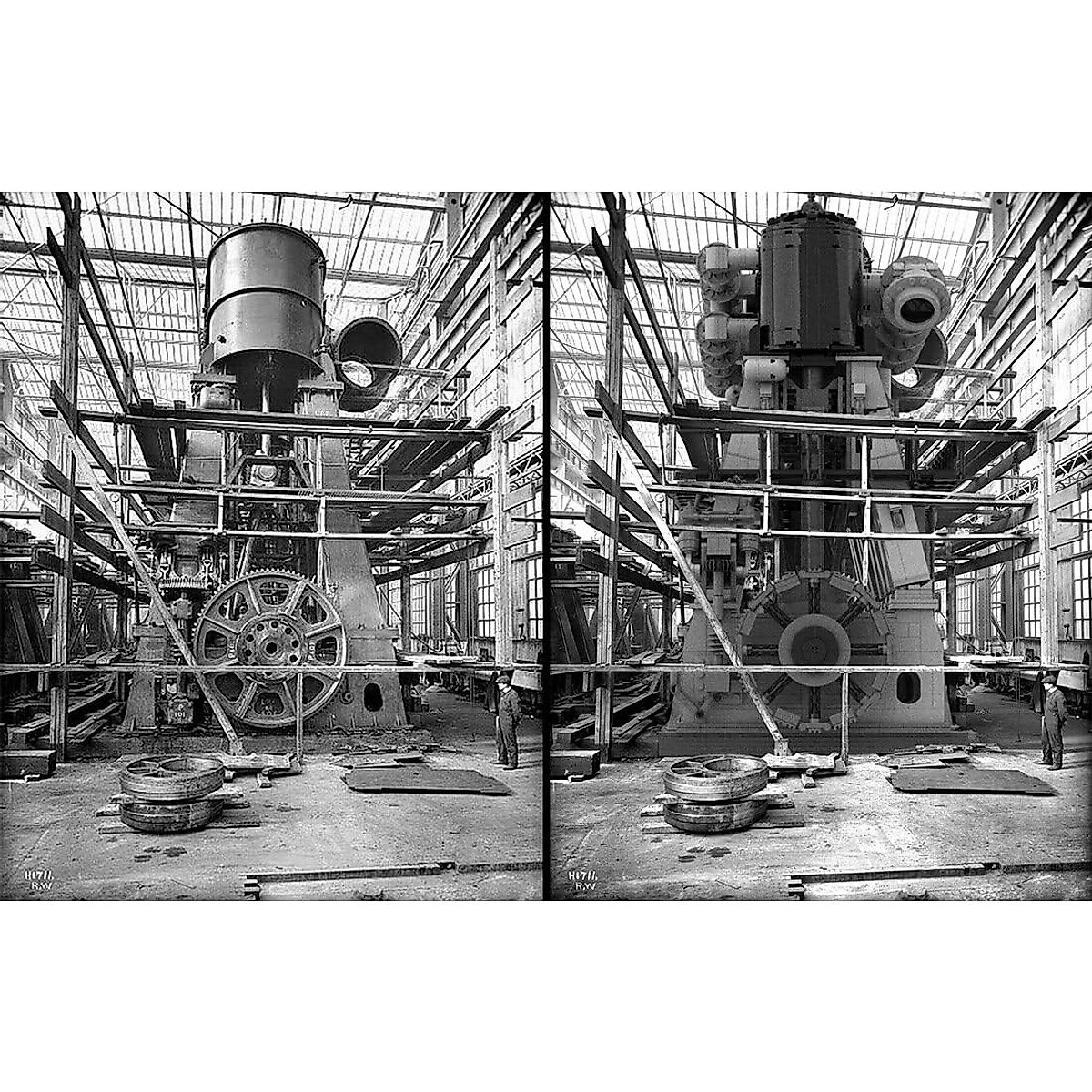 FILONA MOC-157380 Titanic Reciprocating Triple Expansion Steam Engine Building Blocks, Large Steam Engine Building Set with Power Function, DIY STEM Toy (6584 Pieces)