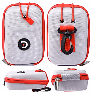 ACHIX Golf Rangefinder Hard Shell Case Compatible with Bushnell/Callaway, Universal Range Finder Carry Bag with Carabiner Belt Clip