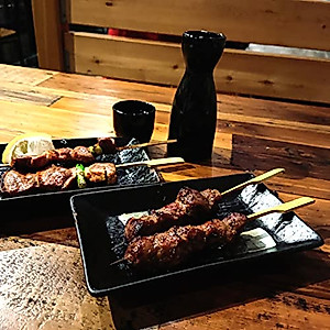 JapanBargain 1598, Kabob Skewers Cocktail Picks Bamboo Paddle Skewers for Yakitiori Appetizers Fruits Fondue BBQ Outdoor Grilling, 7 inch, 200pcs