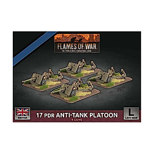 Flames of War Late War: British 17 PDR Anti-Tank Platoon (BBX52)