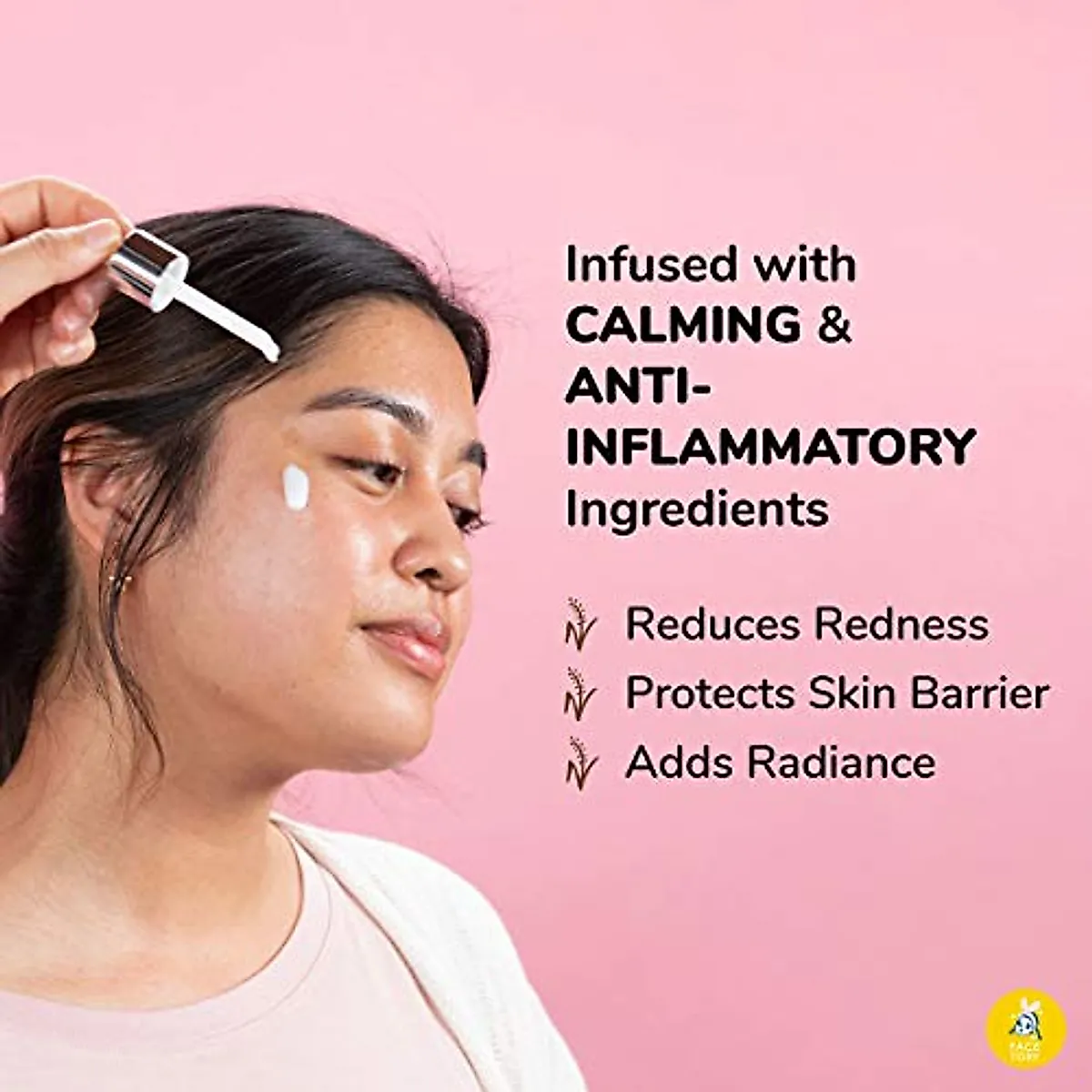 FACETORY Oats Calming Glow Weightless Facial Oil with Oats and Squalane - Calming, Redness Relief, Anti-inflammatory, Moisturizing Facial Oil, 30ml/ 1.01 fl oz