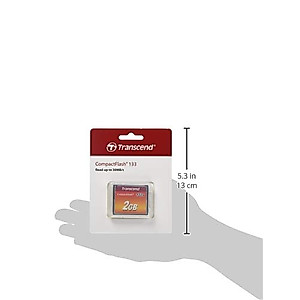 Transcend 2 GB 133x CompactFlash Memory Card TS2GCF133