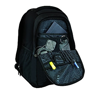 ORBEN Vertical Zip Laptop Backpack (Grey Black)