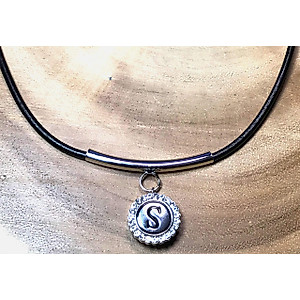 My Prime Gifts Snap Jewelry Pendant & Necklace Black Leather Length 18-20" Holds 18-20mm Standard Snaps