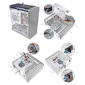 Power Supply 460W AC460AM-01 DM1RW 0DM1RW GJXN1 0GJXN1 Replacement for Dell XPS 8910 8920 8930