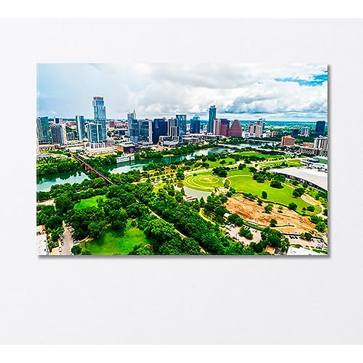 Austin Cityscape USA Canvas Print 3 Panels / 36x24 inches