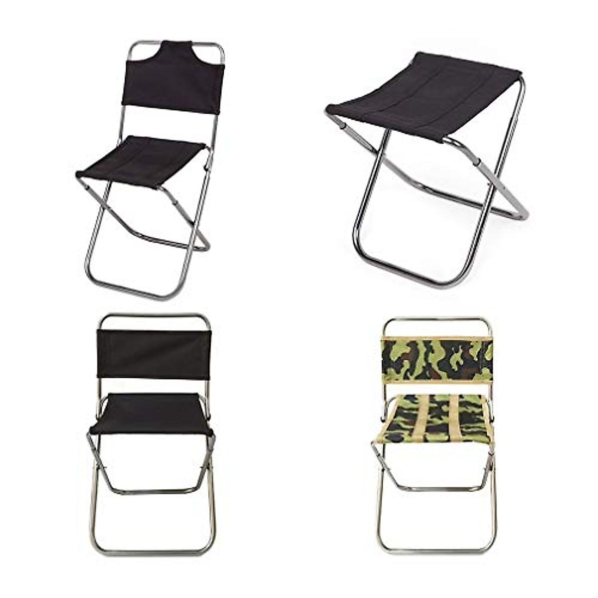 CHENGHUIXIN Folding Chair Portable Ultra Light Aluminum Alloy Back Fishing Chair Folding Stool Folding Chair Stool