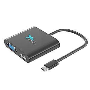 IMD-ULC363 Type C to HDMI to VGA Adapter with PD